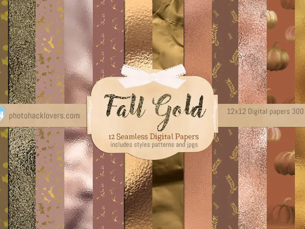 Autumn Digital Paper Pack