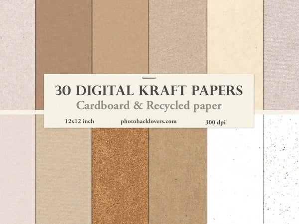 Kraft digital paper