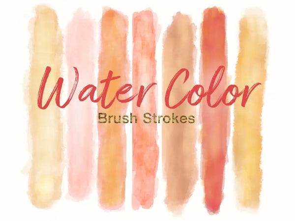 Peach Passion Watercolor set