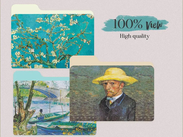 Van Gogh Desktop Folder Icons