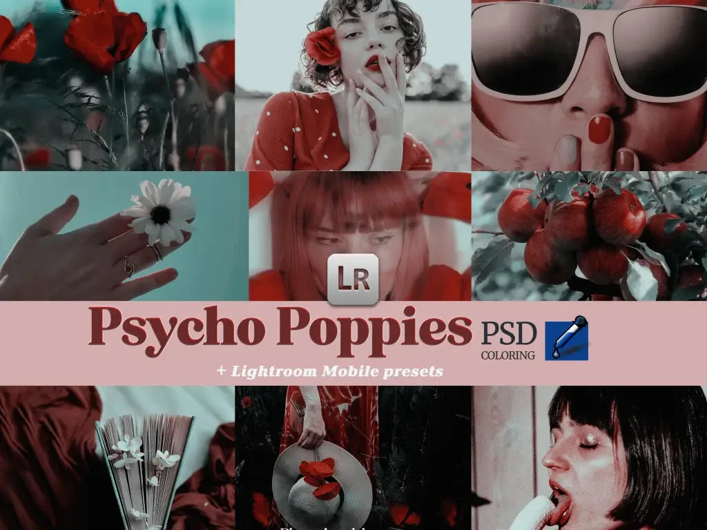 Psycho Poppys PSD Coloring