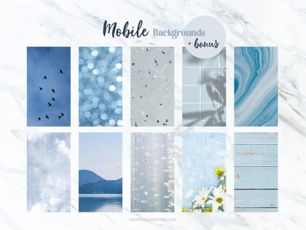 Baby Blue IOS App Icons