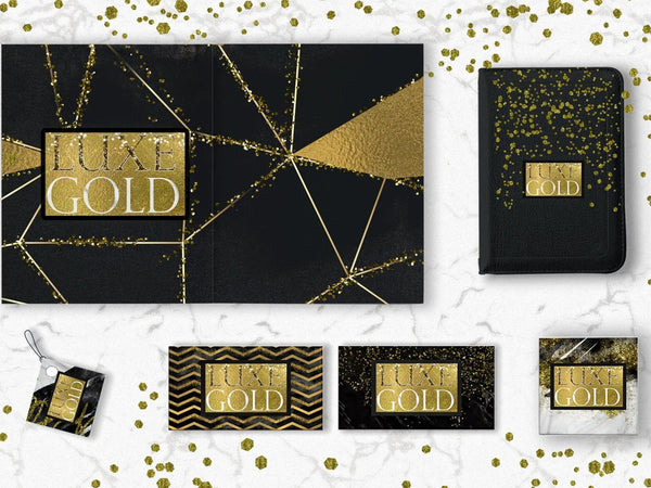 BLACK and GOLD Digital Paper