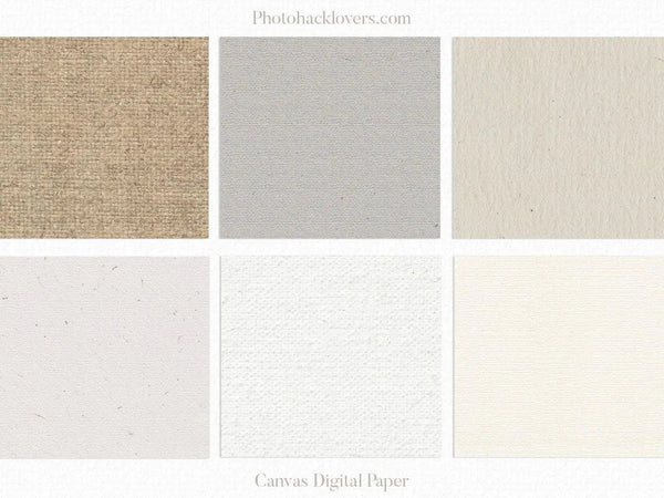 Canvas Texture Digital Paper