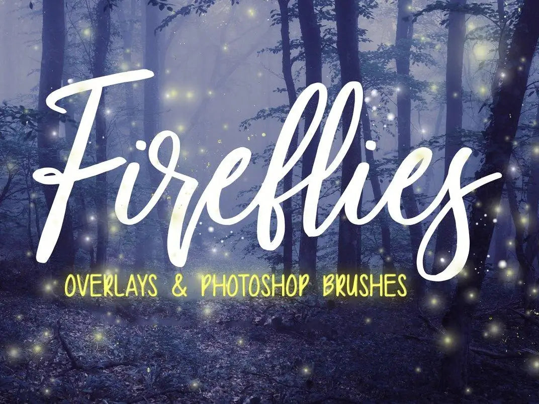 Firefly OVERLAYS and PHOTOSHOP BRUSHES