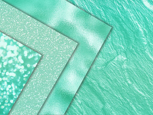 Metallic Mint Textures