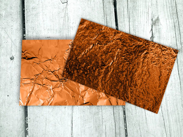 Orange Glitter Paper