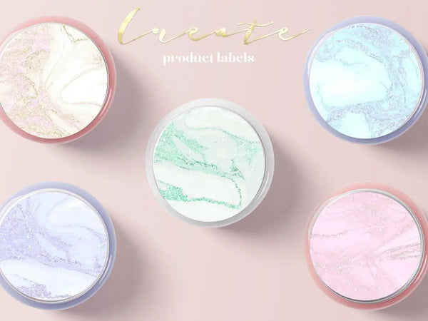 Pastel Marble Digital paper