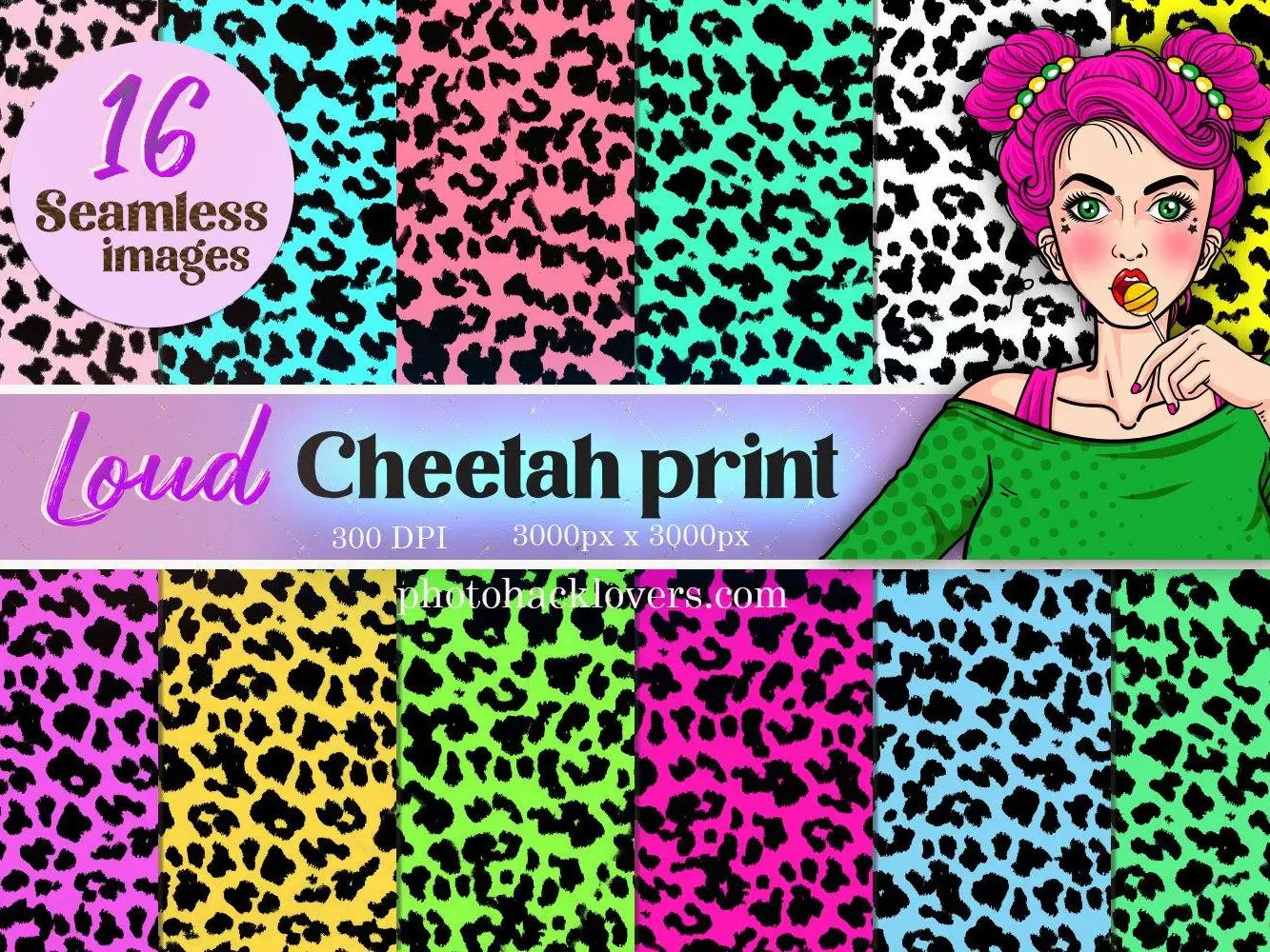 Seamless Cheetah Patterns